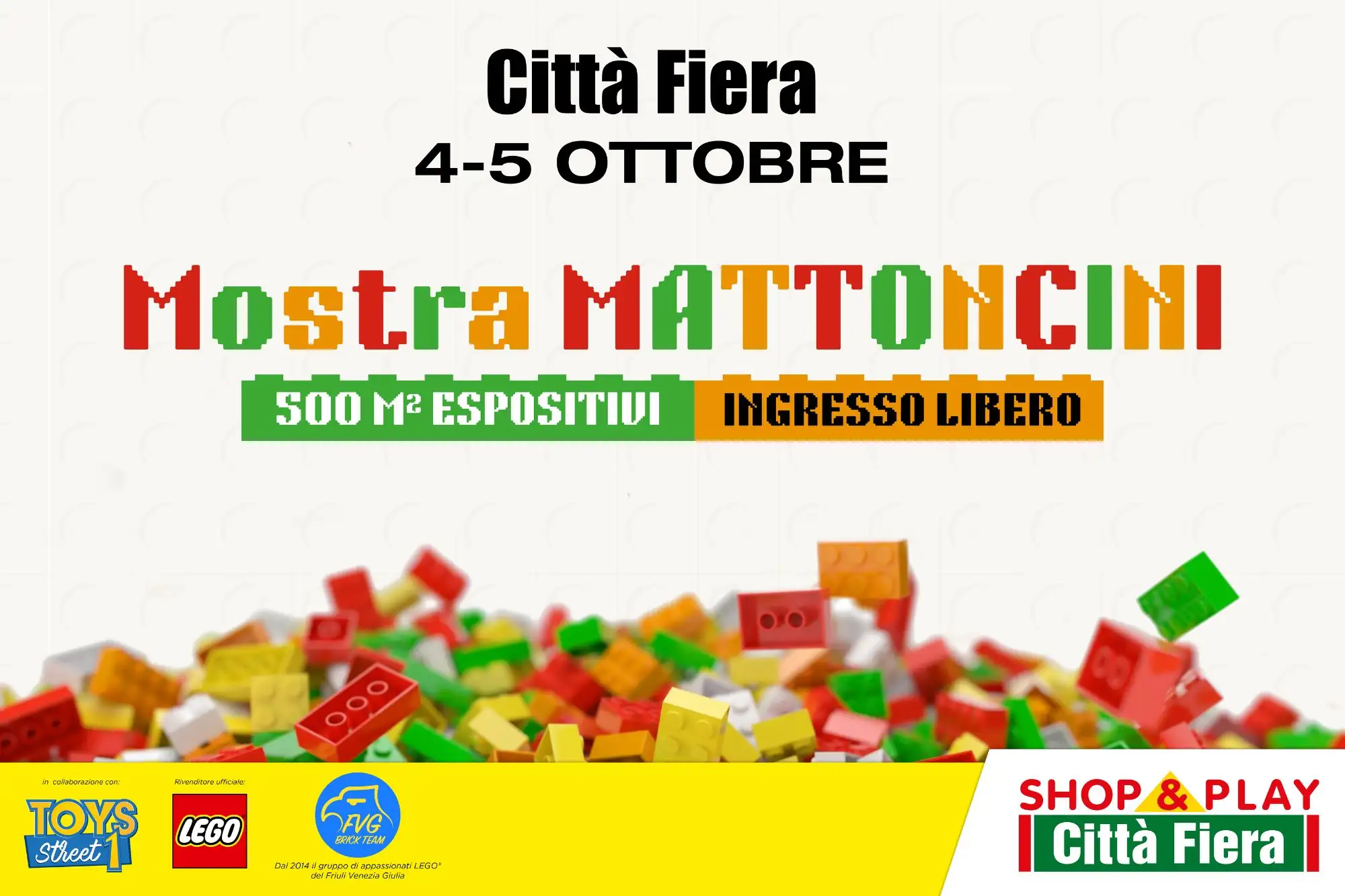 Mattoncini in Città, l'evento imperdibile per gli appassionati LEGO® al Città Fiera